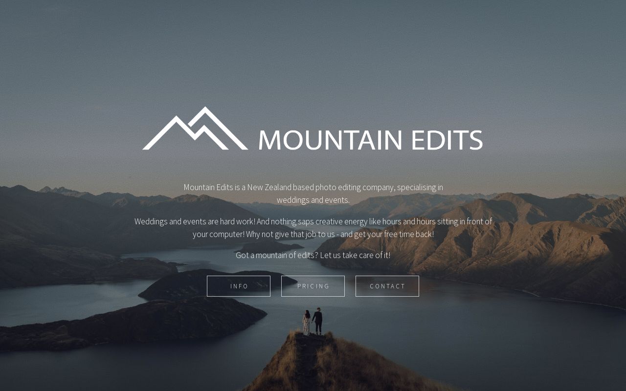 Mountain Edits | Photo editing for weddings and events